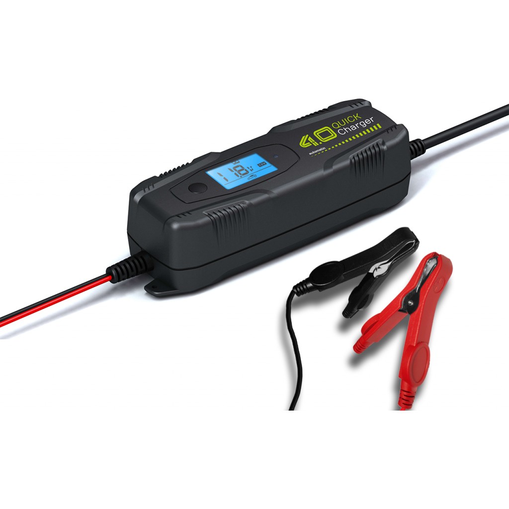 PROUSER Elektronisk Batterilader 6V/12V 4A - Skanbatt.no